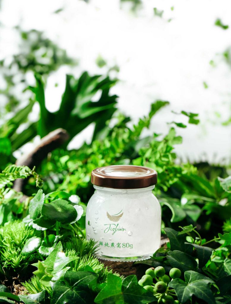 Botanical Set Design for Bird's Nest Skincare